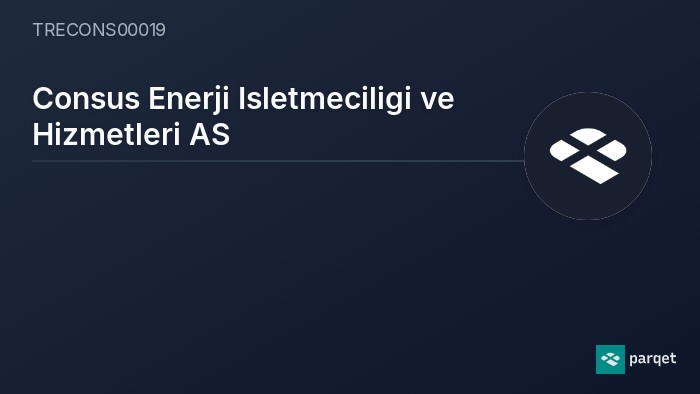 Consus Enerji Isletmeciligi Ve Hizmetleri Anonim Sirketi Wertpapier ... Consus Enerji Isletmeciligi Ve Hizmetleri Anonim Sirketi Wertpapier ...